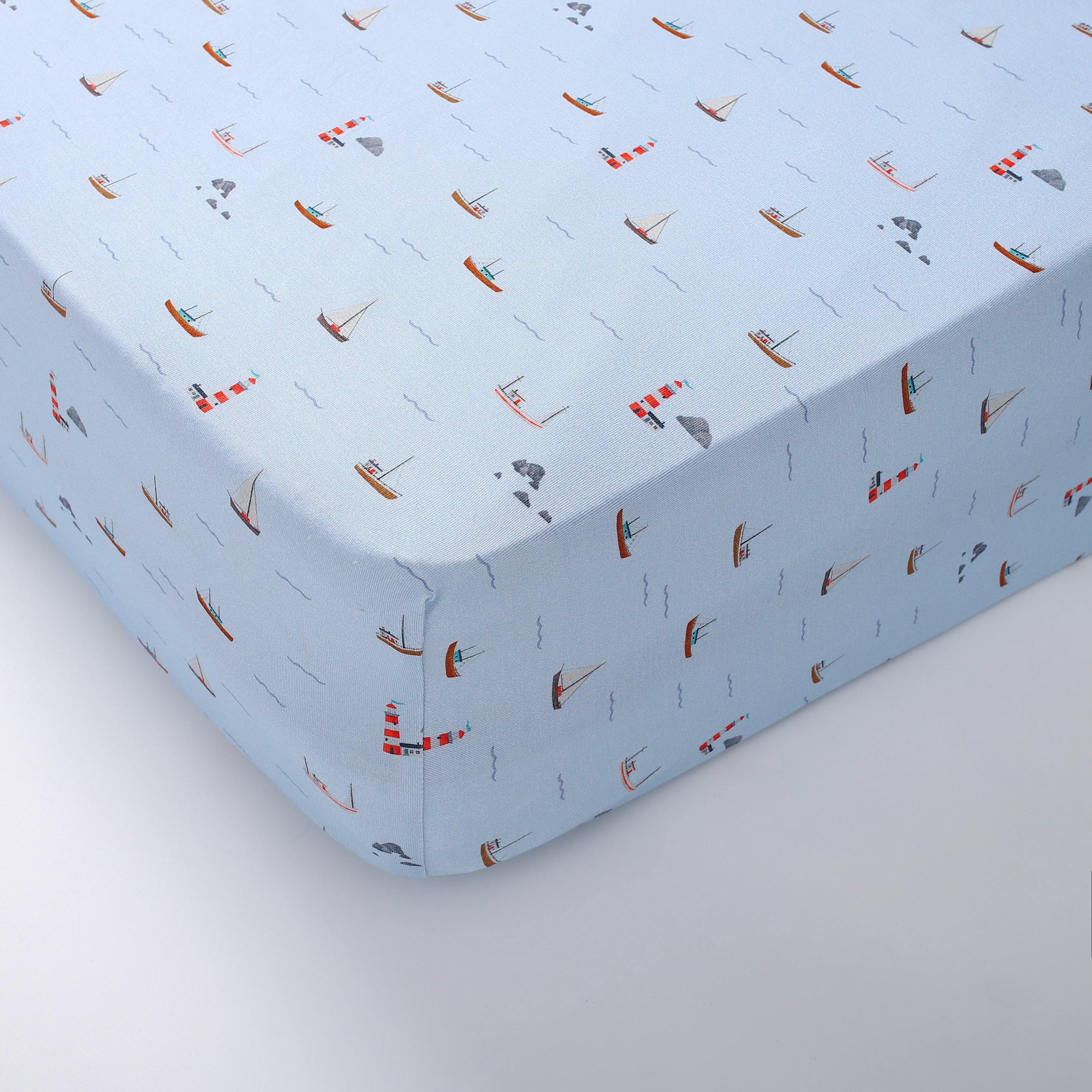 Twin/Single Sheet - Sailboats – Shop Early Grey
